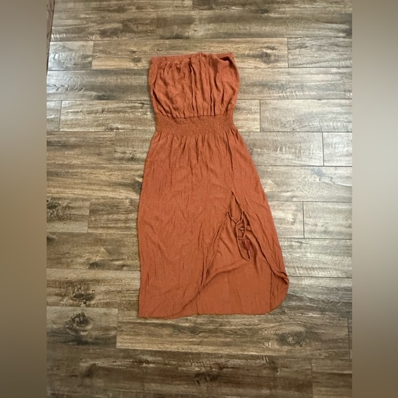 BECCA | Swim | Becca Swimsuit Cover Up Rebecca Virtue Rust Crinkled ...